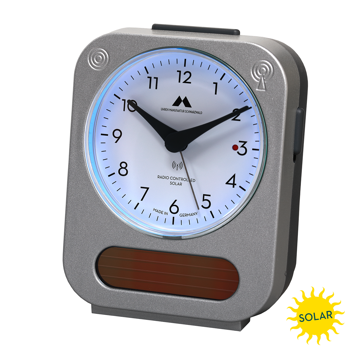 Funkwecker Solar | Uhrenmanufaktur Schwarzwald